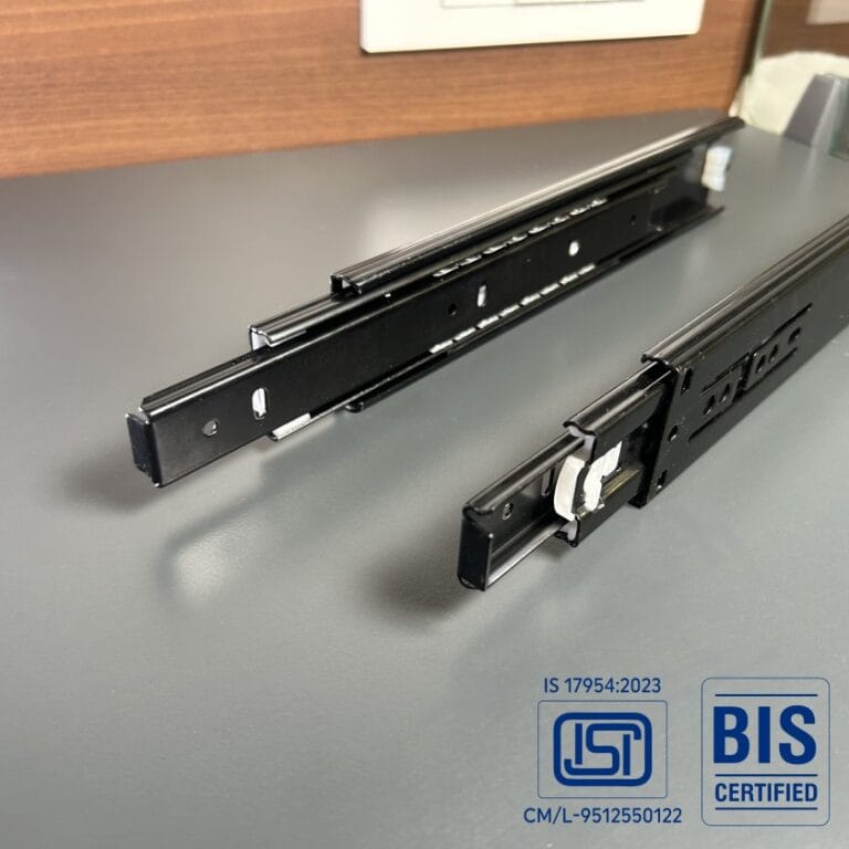 Sleek Telescopic Drawer Slide (I) - 45 Kgs