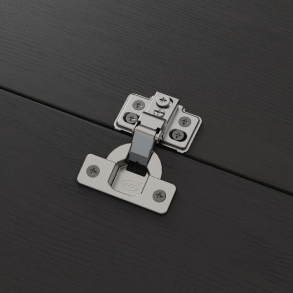 Short Arm Hinge with 4 Hole Mounting Plate (A) - Ebco